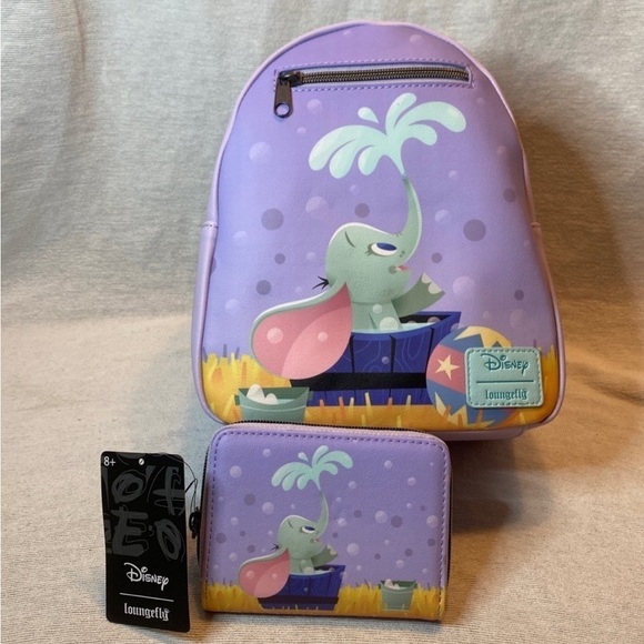 Loungefly | Bags | Nwt Loungefly Disneys Dumbo Backpack Wallet | Poshmark